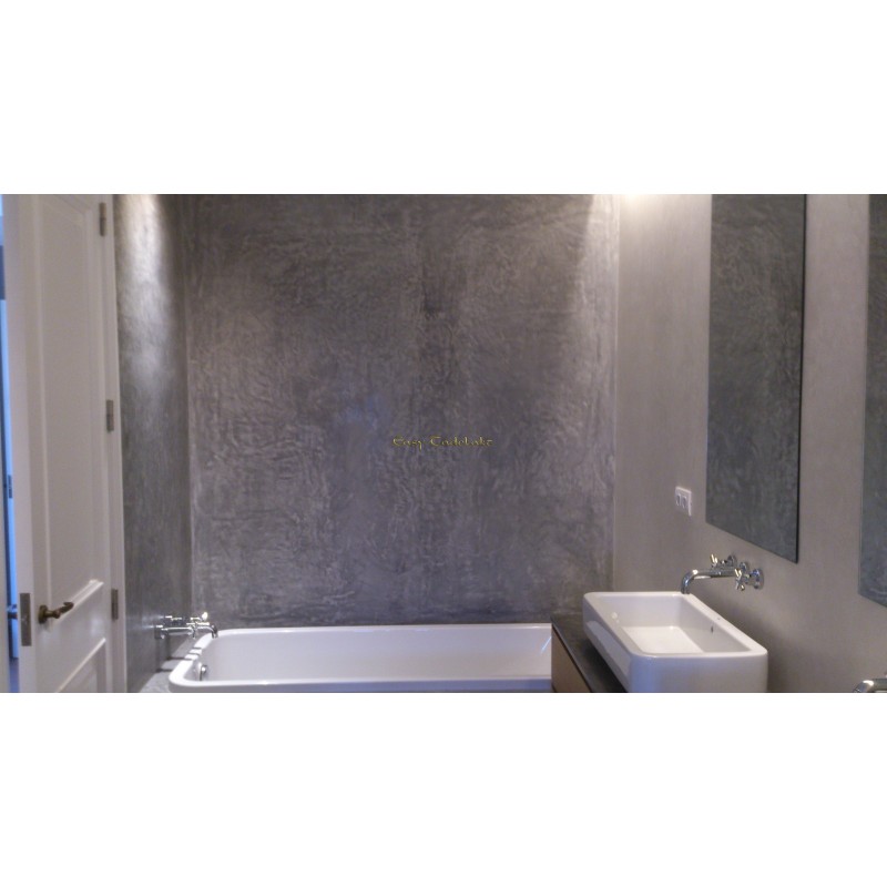 Tadelakt kit for plate walls, plasterboards and drywalls